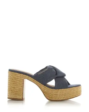 FERRAGAMO Douglas Espadrille Sandals