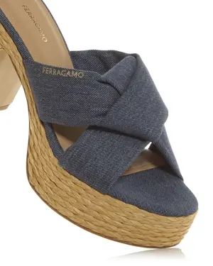 FERRAGAMO Douglas Espadrille Sandals