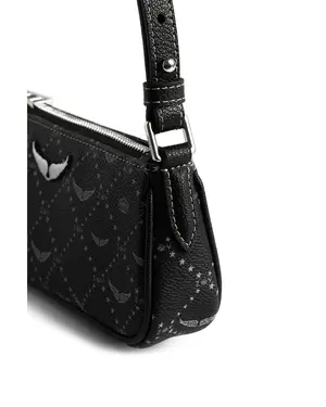 Zadig&Voltaire Z Pocket Monogram Shoulder Bag - Black