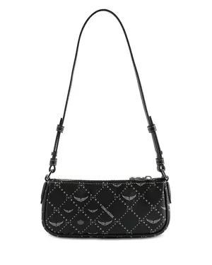 Zadig&Voltaire Z Pocket Monogram Shoulder Bag - Black