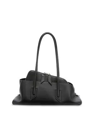 Attico La Passeggiata Small Top Handle Bag - Black