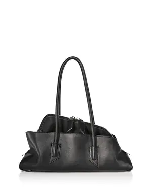Attico La Passeggiata Small Top Handle Bag - Black