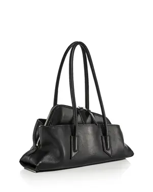 Attico La Passeggiata Small Top Handle Bag - Black