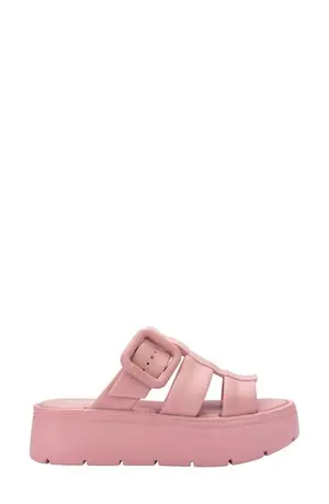 Melissa Platform Buckle Strap Sandals - Pink