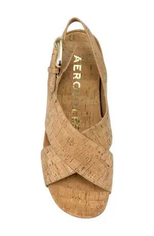 Aerosoles Chrystie Slingback Sandal - Natural