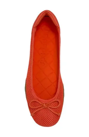 Aerosoles Mesh Ballet Flat - Orange