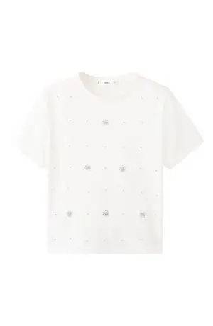 Mango Rhinestone T-shirt