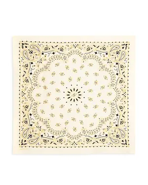 The Great. The Silk Bandana - Cream