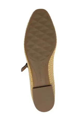 Aerosoles Annette Mary Jane Flat - Natural/black Basket Raffia