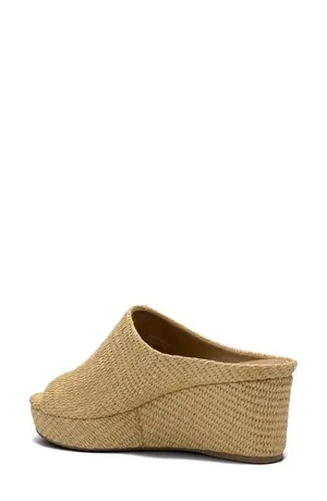 Aerosoles Cafe Woven Wedge Sandal - Natural