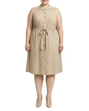 Standards & Practices Button Up Day Dresses