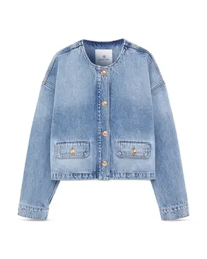 ANINE BING Blanche Jacket - Washed Blue