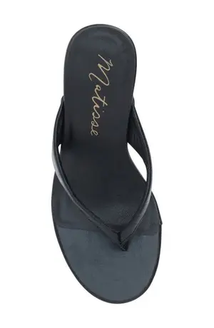 Matisse Maryland Wedge Flip Flop - Black