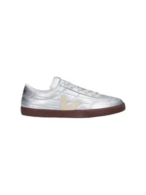 VEJA Panenka Leather Sneakers - Silver