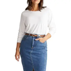 Universal Standard Long Sleeve T-shirt - White