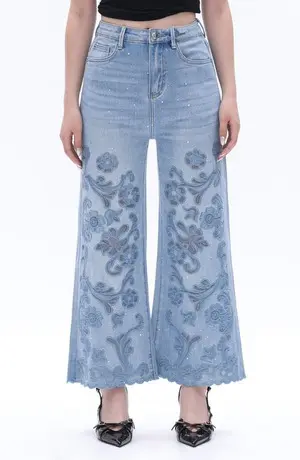 Bayeas Embroidered Jeans For Women