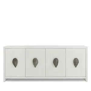 UNIVERSAL Shoreline Credenza - White Sandblasted Quarted Pine