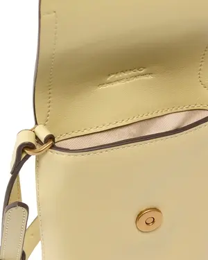 Pinko Saddle Leather Phone Crossbody