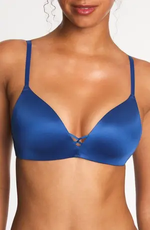 Wacoal Undercover Wire Free T-shirt Bra Navy Sails