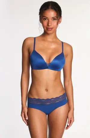 Wacoal Undercover Wire Free T-shirt Bra - Navy Sails