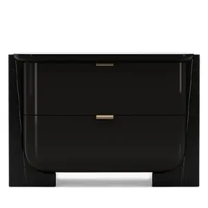 CARACOLE Overlap Large Nightstand, Dark