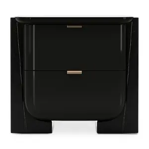 CARACOLE Overlap Small Nightstand, Dark