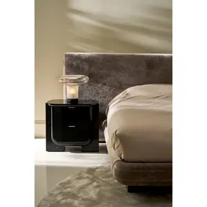 CARACOLE Overlap Small Nightstand, Dark