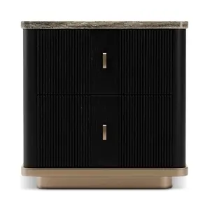 CARACOLE Rhythm Small Nightstand, Dark