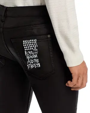 Ksubi Van Winkle Skinny Fit Jeans - Black
