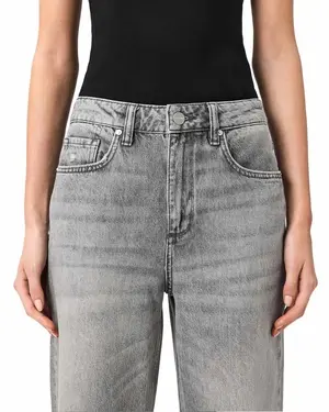 ALLSAINTS Brooklyn High Rise Straight Leg Jeans