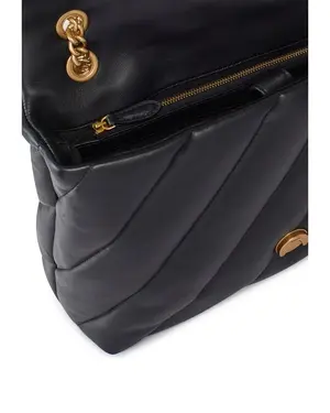 Pinko Love Puff Big Classic Leather Convertible Crossbody