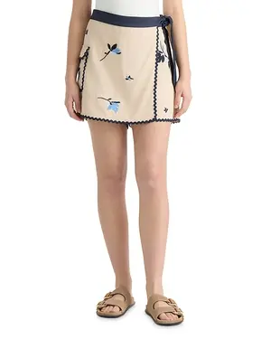 NVLT Embroidered Skort