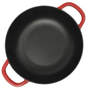 CROCK POT 5 Quart Enameled Cast Iron Multi-use Everday Pan With Borosilicate Lid