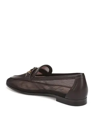 Sam Edelman Loraine Mesh Bit Loafers - Cafe Noir