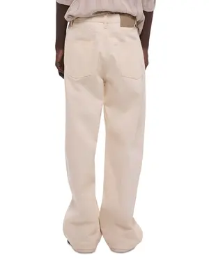 Helmut Lang Relaxed Fit Pleated Jeans