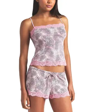 SKIMS Printed Camisole & Shorts Sleep Set - Bloom Mini
