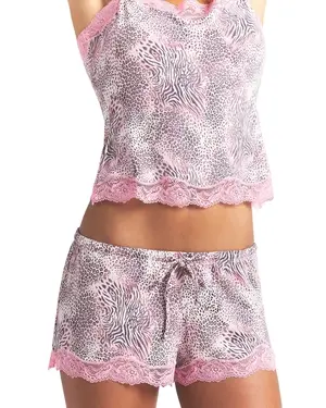 SKIMS Printed Camisole & Shorts Sleep Set