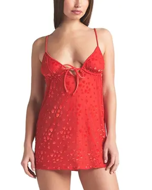 SKIMS Sheer Velvet Babydoll Dress