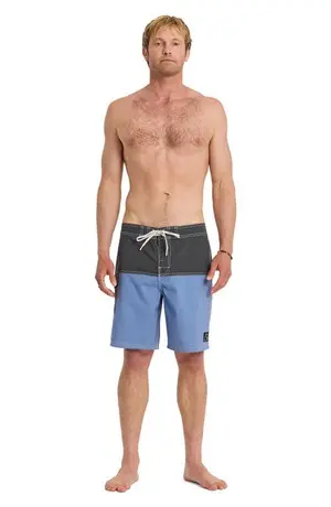 Quiksilver Original Blocked 19" Board Shorts - Riviera