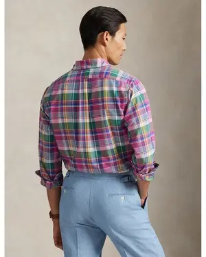 Polo Ralph Lauren Classic Fit Plaid Oxford Shirt