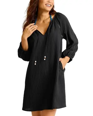 Tommy Bahama Beachy Cover Up Dress - Black