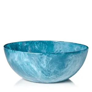 SERRA BY JOIE RUCKER Soleil Salad Bowl Exclusive - Teal Glossy