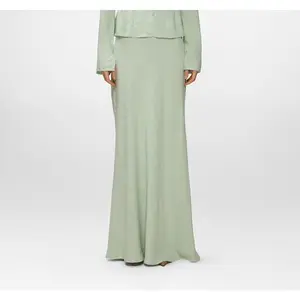 DASKA Lina Maxi Skirt - Sage