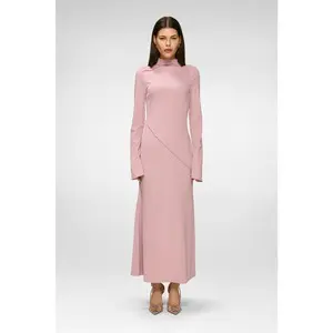 DASKA Jersey Maxi Dress - Pink
