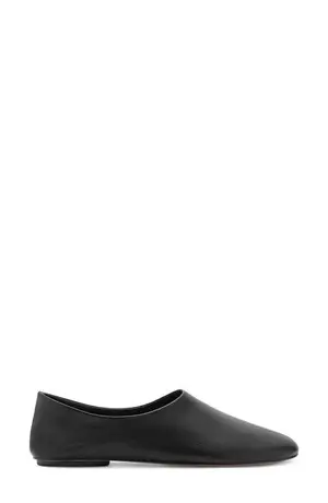 Mango Leather Slip-on Loafer