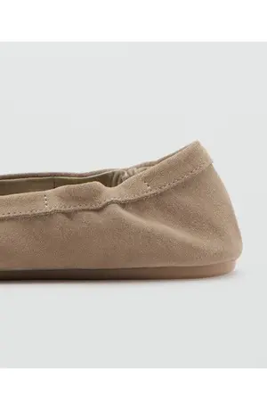 Mango Suede Penny Loafer
