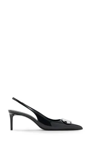 Mango Pointed Toe Slingback Pumps