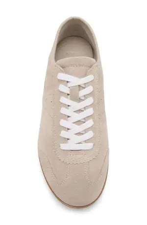 Mango Suede Low-top Sneakers - Beige