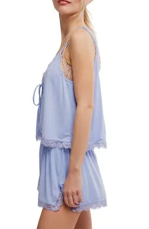 Free People Sleepless Camisole & Shorts Set - Baby Lavender