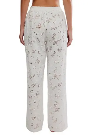 Free People Day Drift Eyelet Pajama Pants